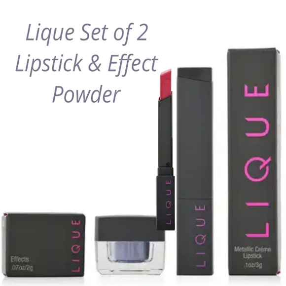 lique | Makeup | Nib Lique 3pc 2 Lipstick Effect Powder Highly Pigmented And Lip Plumping | Poshmark
